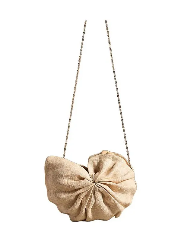 Poolside Origami Nautilus Clutch - Sand