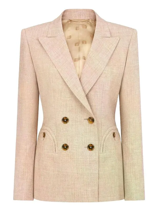 BLAZÉ MILANO Double-breasted Blazer - Neutrals