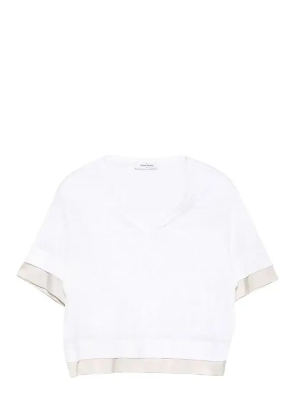 GRAN SASSO Layered T-shirt - White