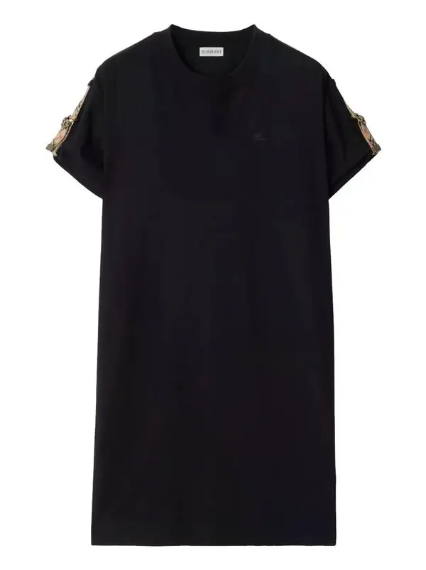 Burberry Cotton T-shirt Dress - Black