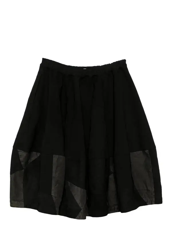 BLACK COMME DES GARÇONS Patchwork Skirt - Black