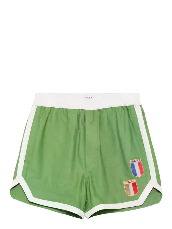 BODE Euro Gym Shorts - Green
