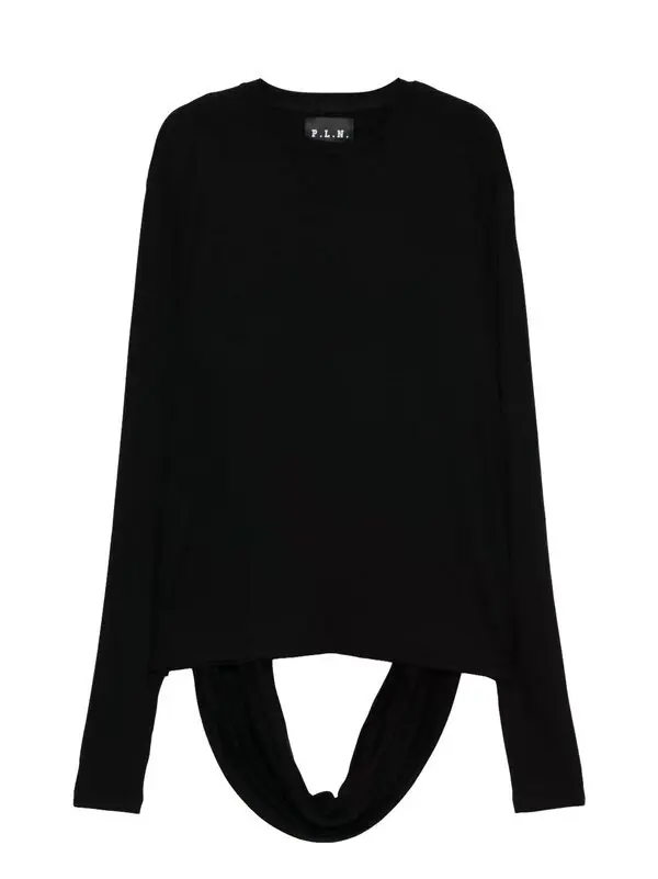 P.L.N. Long-sleeve Shirt - Black