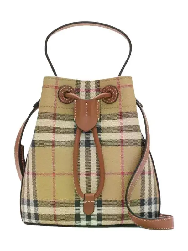 Burberry Mini Tb Bucket Bag - Neutrals