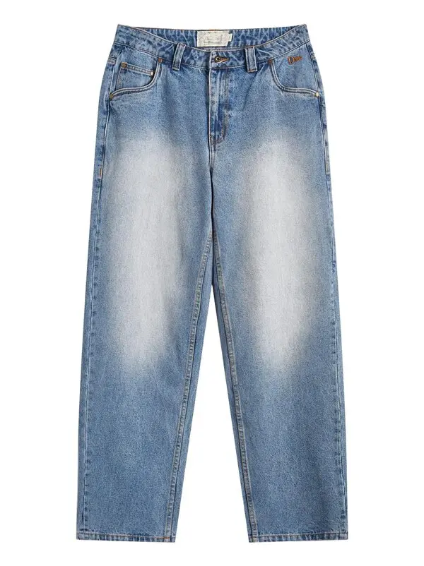 DIME Classic Relaxed Denim Pants - Sandblasted Blue
