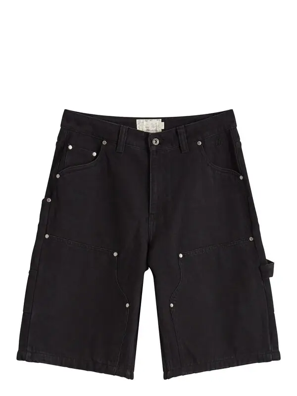 DIME Carpenter Denim Shorts - Jet Black