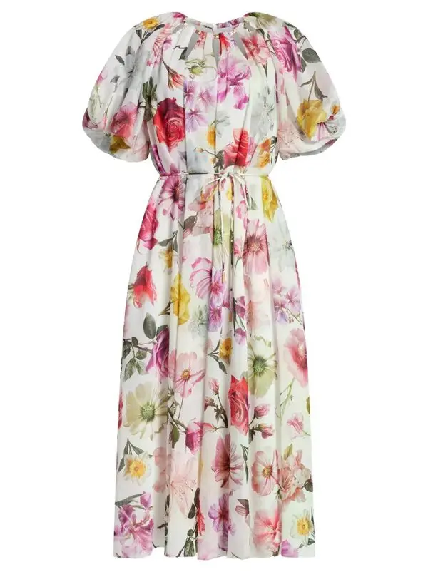 Aje Fleur Midi Dress - White