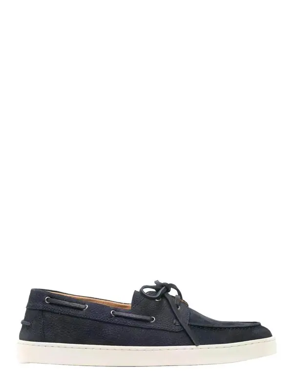 HENDERSON BARACCO Suede Boat Shoes - Blue