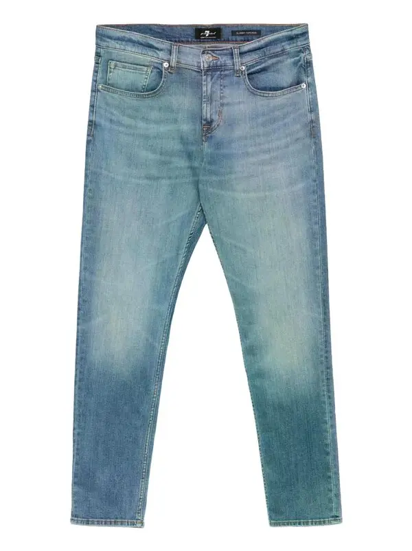7 For All Mankind Slimmy Tapered Jeans - Blue
