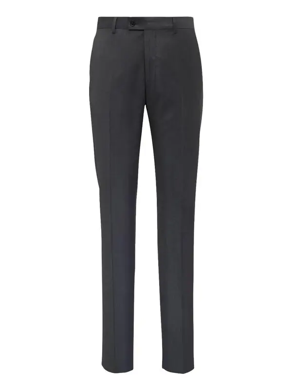 MAURIZIO BALDASSARI Stretch-wool Trousers - Grey