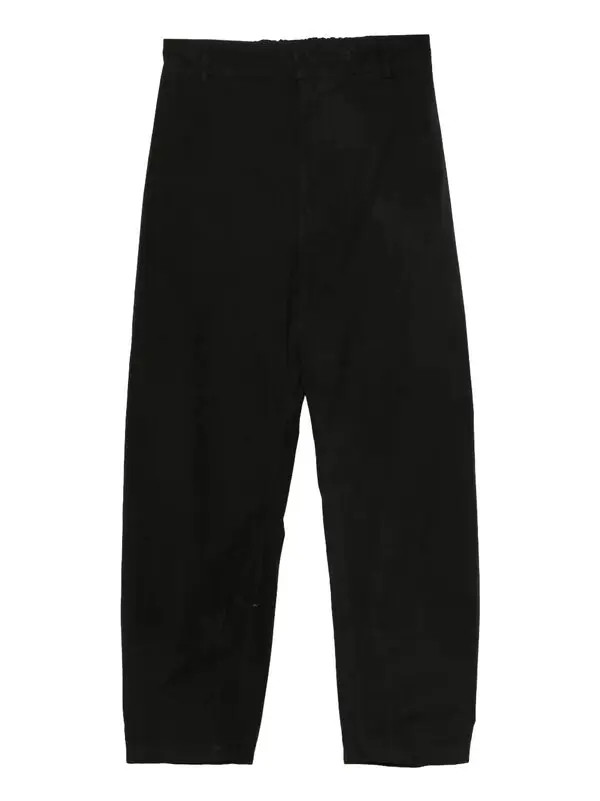 GRIFONI Poplin Trousers - Black