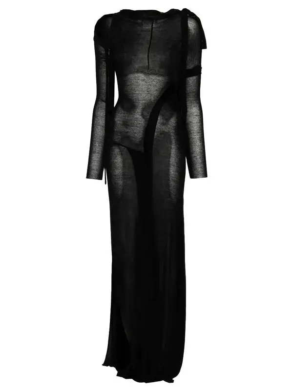 Ottolinger Deconstructed Maxi Dress - Black