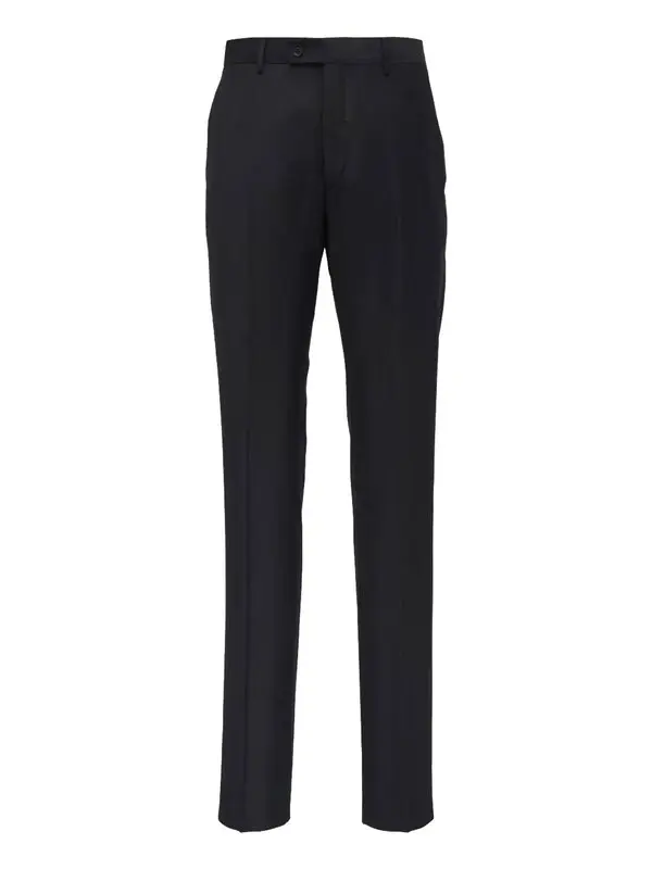MAURIZIO BALDASSARI Stretch-wool Trousers - Blue