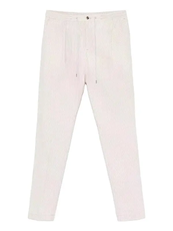 PT TORINO Striped Trousers - Neutrals