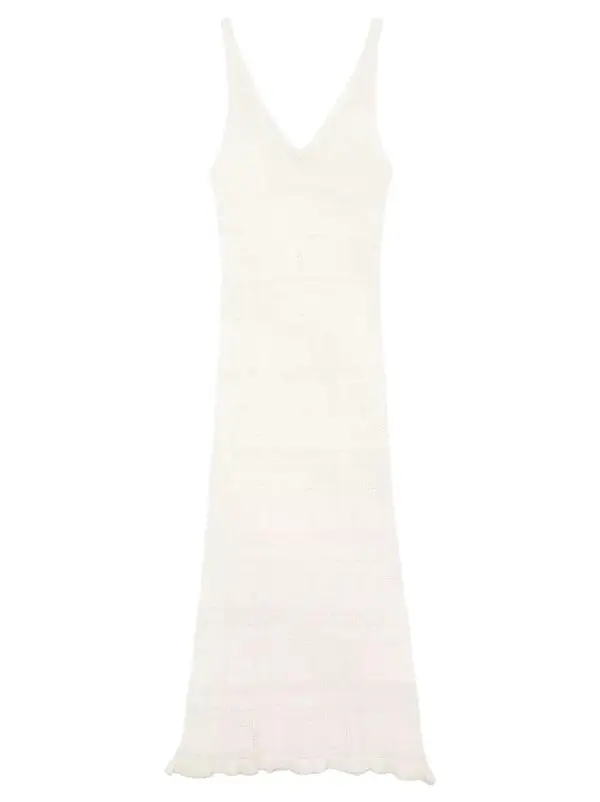 Faliero Sarti Simona Midi Dress - White