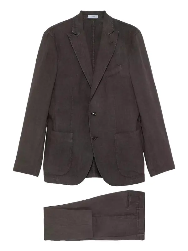 Boglioli Linen Suit - Brown
