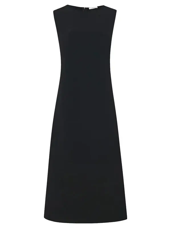THE ROW Amor Midi Dress - Black