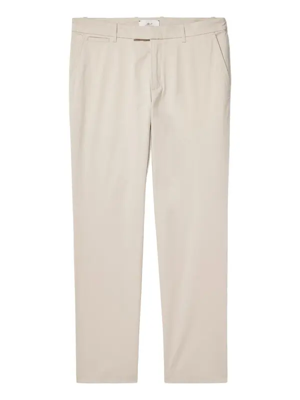 Mr P. Samuel Slim-fit Straight-leg Golf Trousers - Neutrals