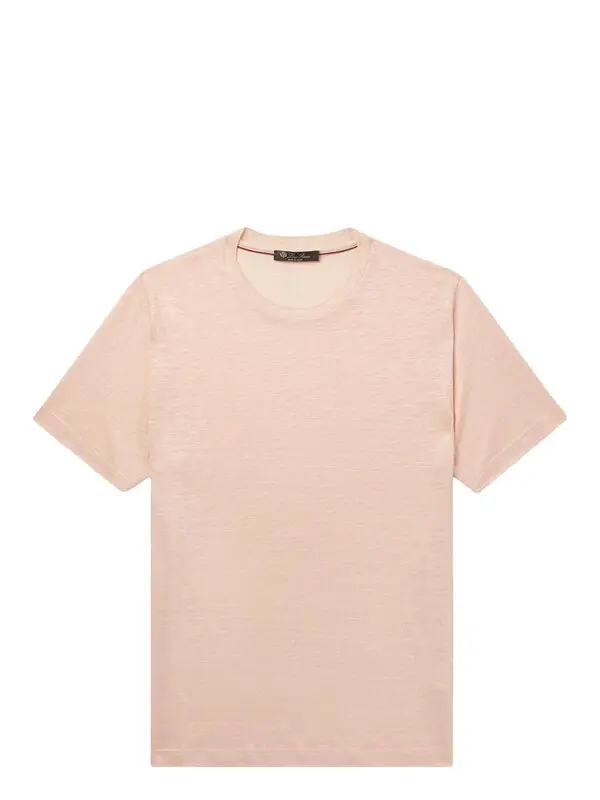 Loro Piana Linen T-shirt - Orange
