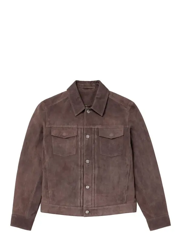 Mr P. Suede Jacket - Brown
