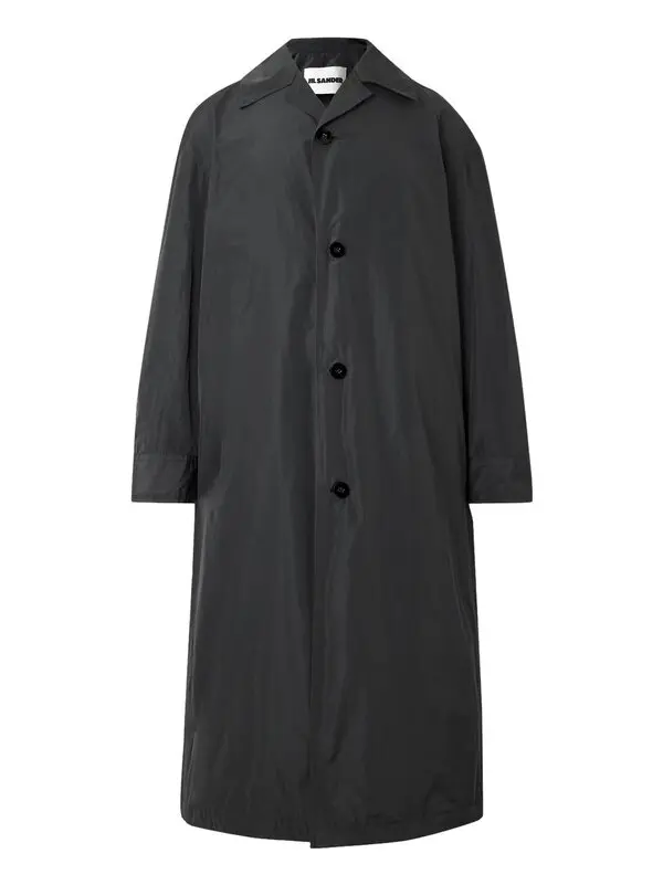JIL SANDER Shell Overcoat - Gray