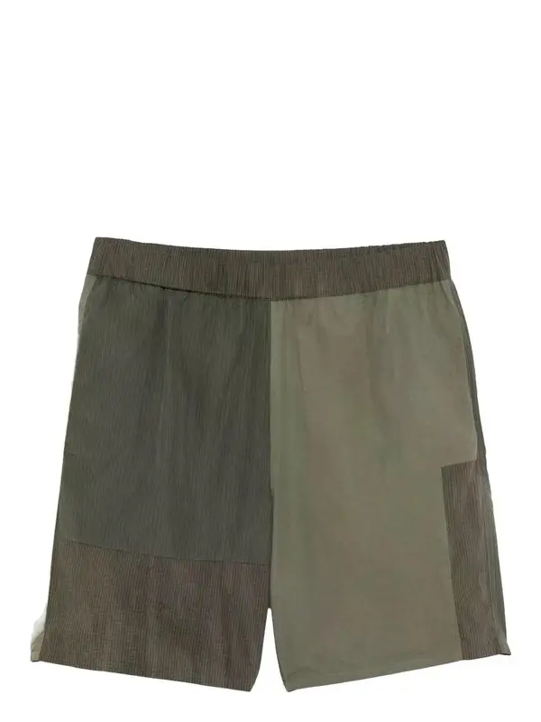 GRIFONI Striped Shorts - Green