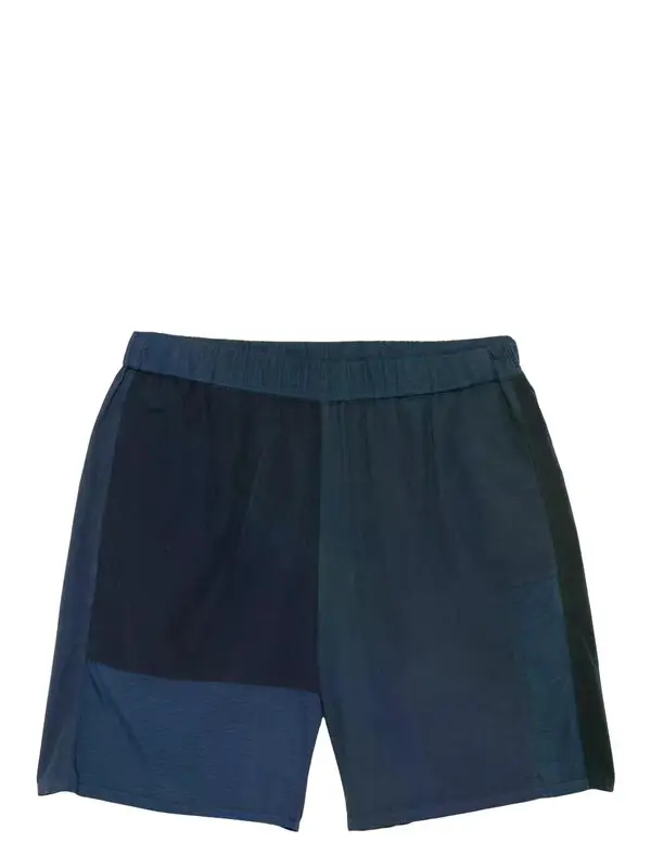 GRIFONI Striped Shorts - Blue
