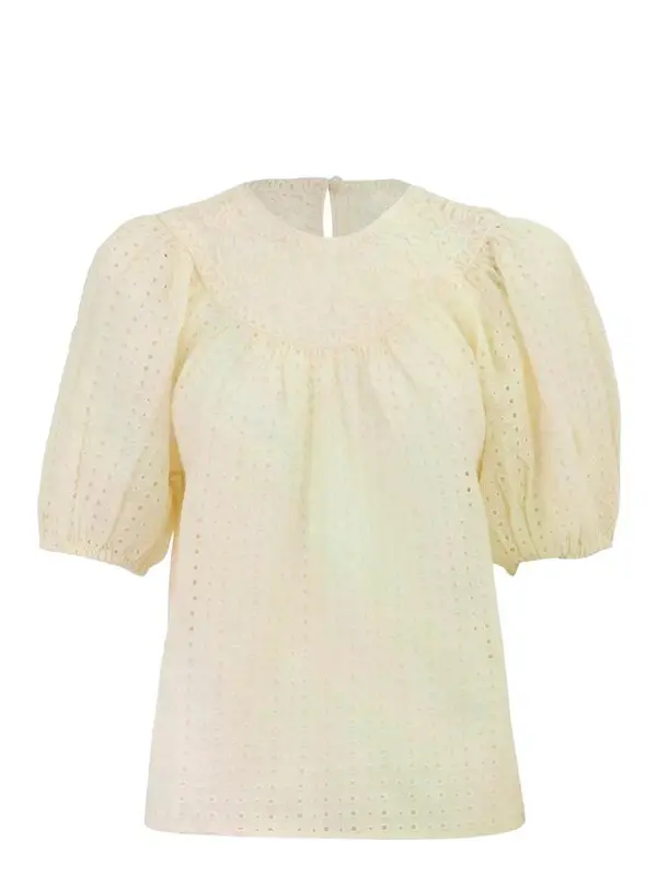 Ulla Johnson Amina Blouse - Neutrals