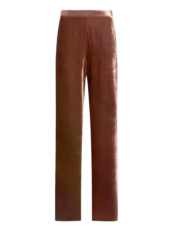 Etro Velvet Palazzo Trousers - Pink