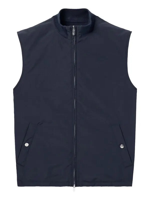 Brunello Cucinelli Shell Gilet - Blue