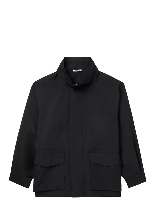 Auralee Wool-twill Blouson Jacket - Black