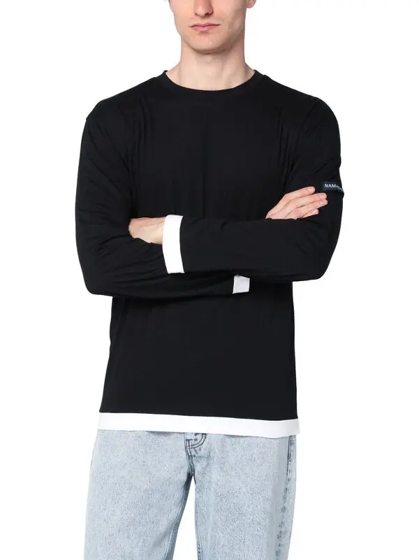 NAMACHEKO Cotton Knit Shirt - Black