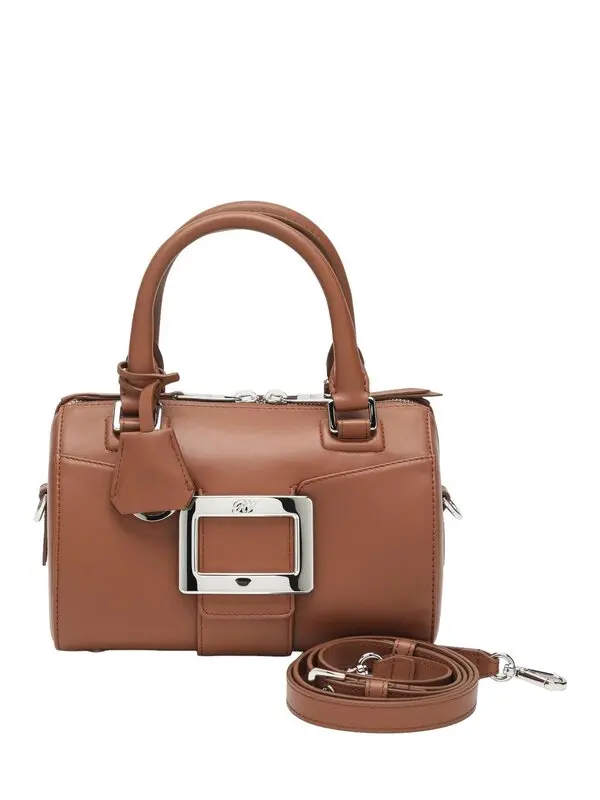 ROGER VIVIER Belle Vivier Bowling Bag - Brown