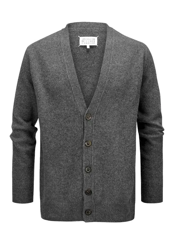 MAISON MARGIELA Wool Cardigan - Gray