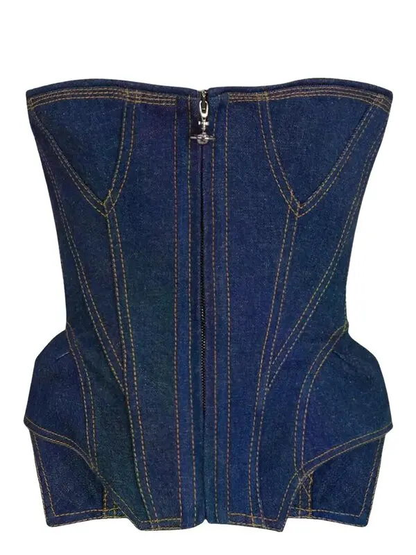 VIVIENNE WESTWOOD Denim Cthorax Corset - Blue