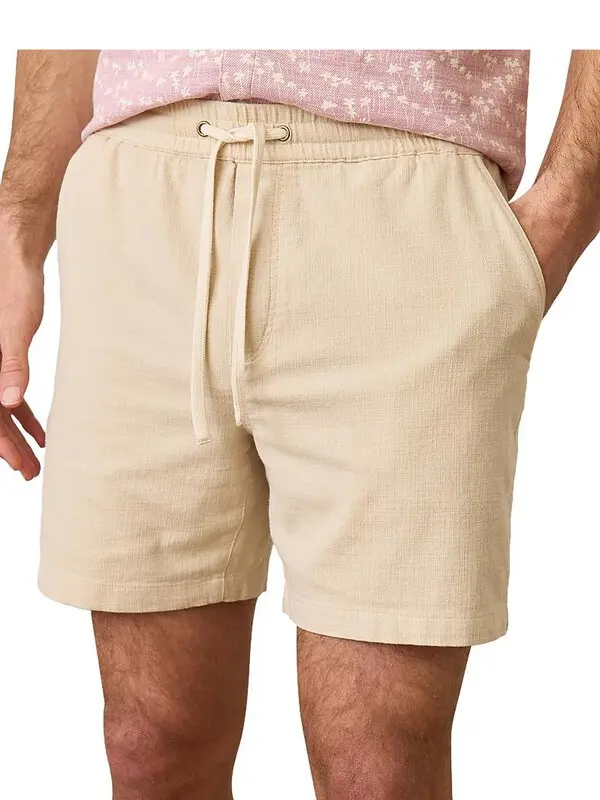 Marine Layer Regular Fit Beach Shorts - Sand