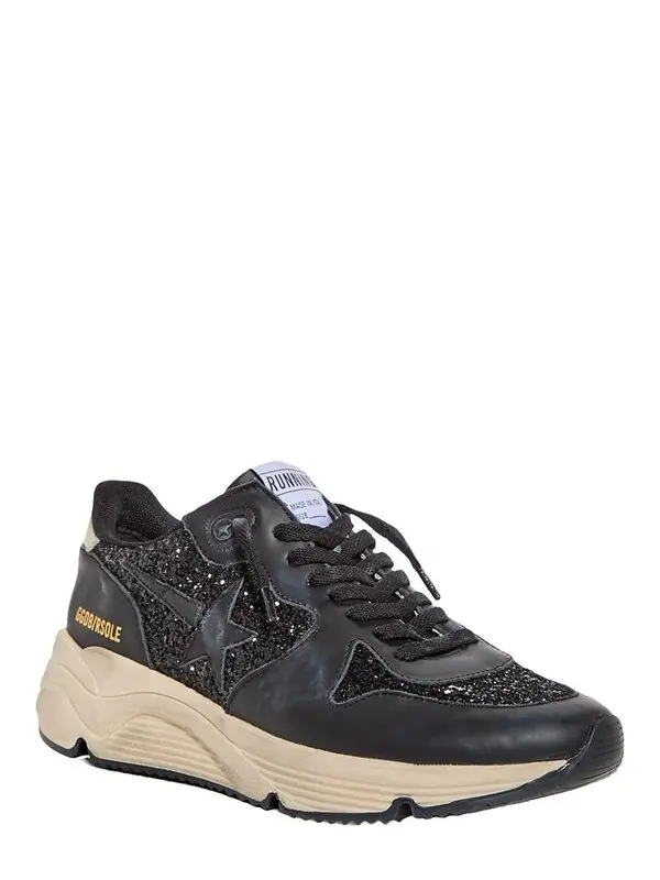 Golden Goose Running Sole Low Top Sneakers - Black/ice