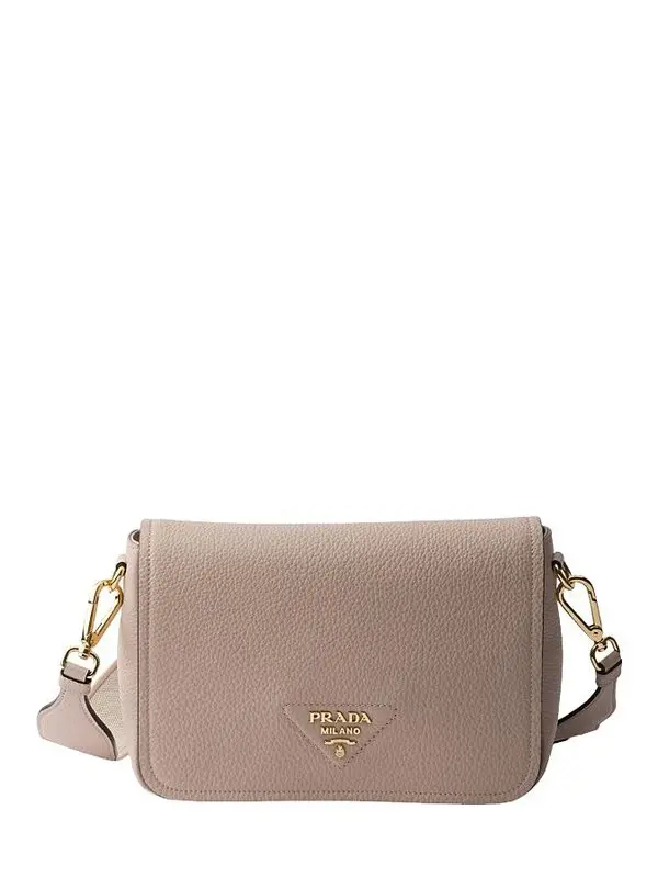 Prada Leather Shoulder Bag - Powder