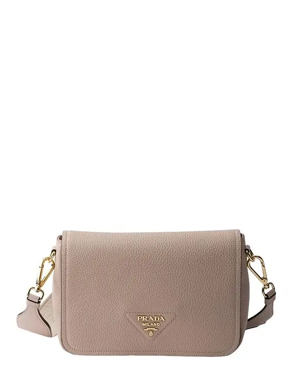 Prada Leather Shoulder Bag - Powder