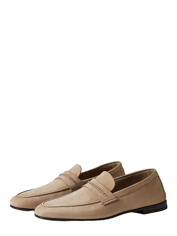 Zegna Secondskin Mocassin Loafer - Beige