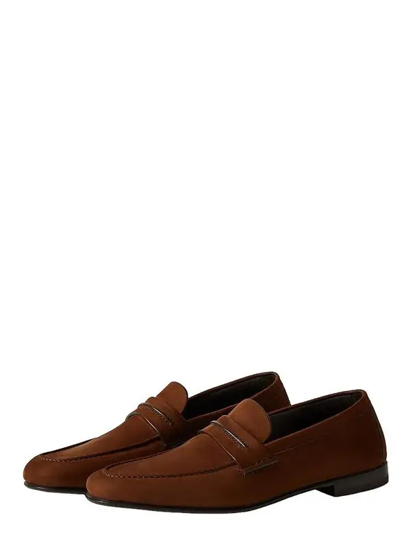Zegna Secondskin Mocassin Loafer - Light Brown
