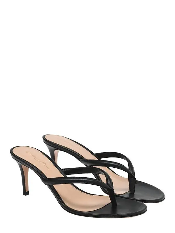 GIANVITO ROSSI Calypso Sandal - Black Nappa Leather
