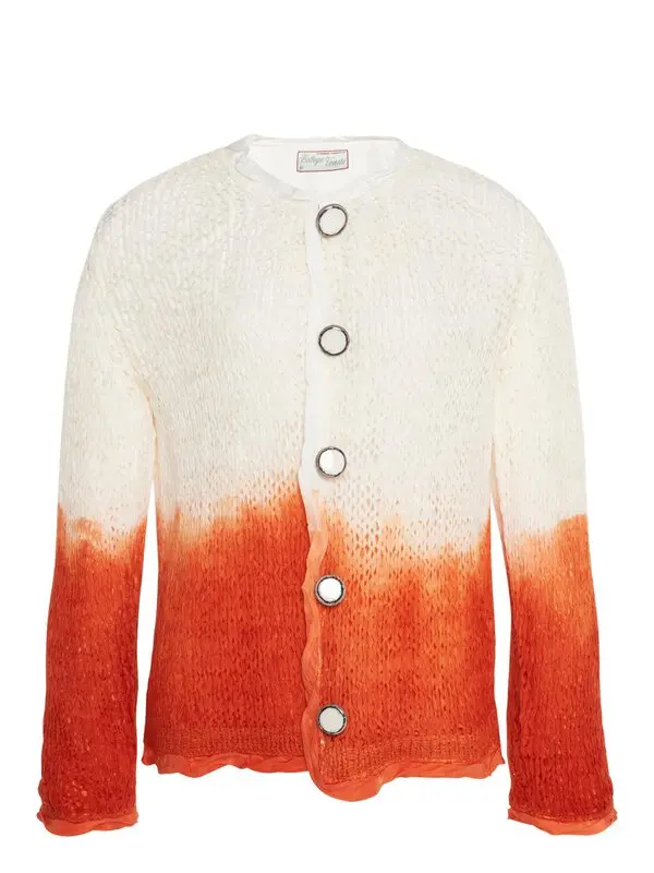 Bottega Veneta Lightweight Wool-silk Knit Cardigan - Multi