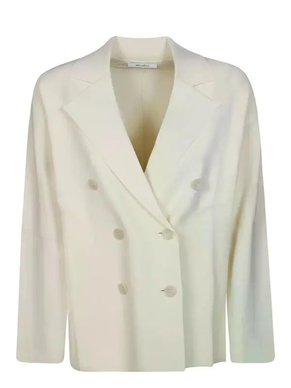 Max Mara Subdolo Double-breasted Blazer - White