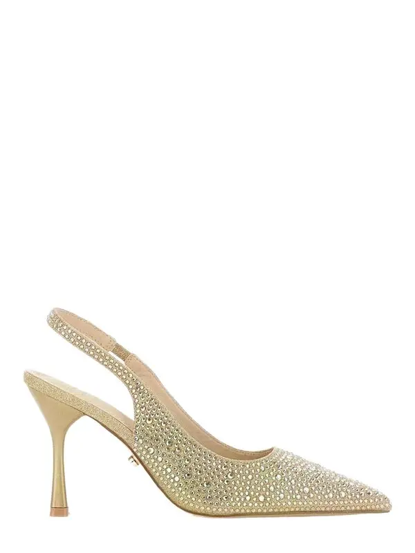 TWENTY FOURHAITCH 90mm Eindhoven Pumps - Gold