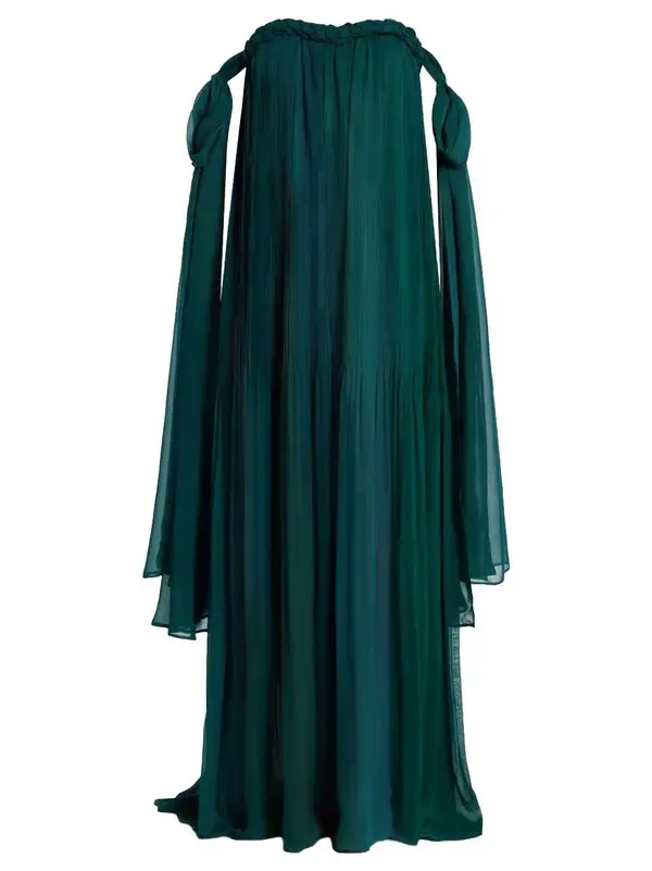 LEO LIN Camila Off-shoulder Maxi Dress - Green