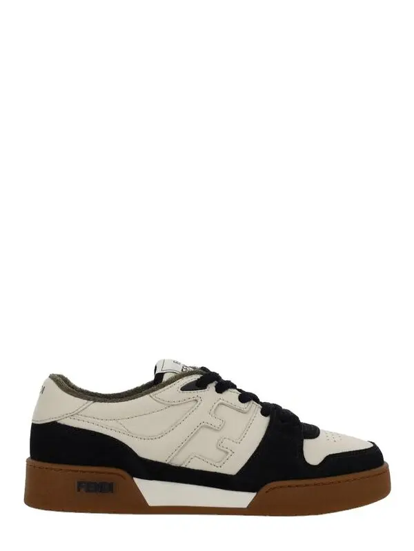 Fendi Leather Sneakers - Black