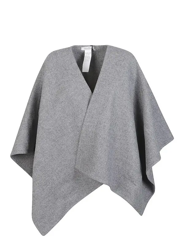 Max Mara Serra Cape - Grey