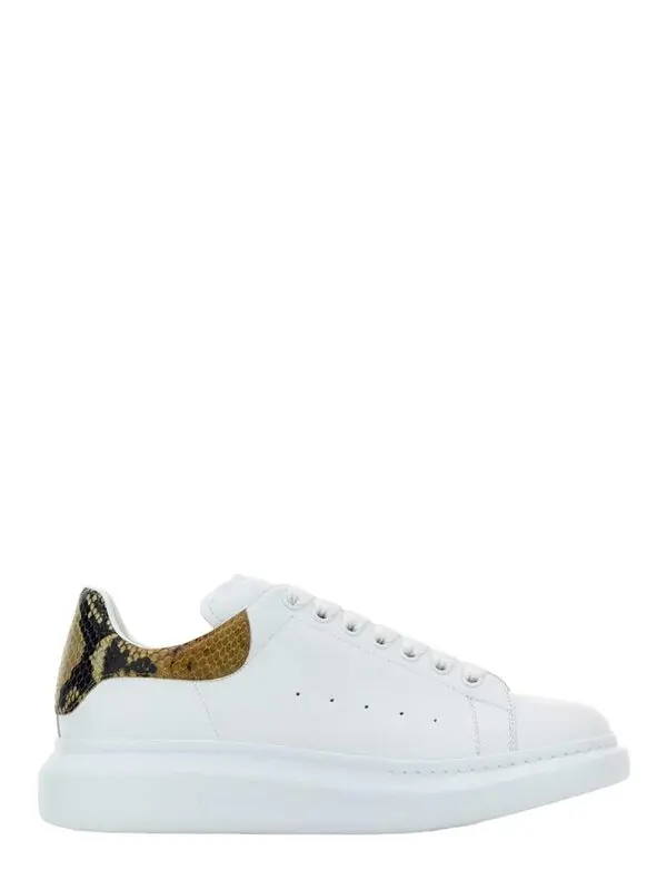 Alexander McQueen Leather Sneakers - White