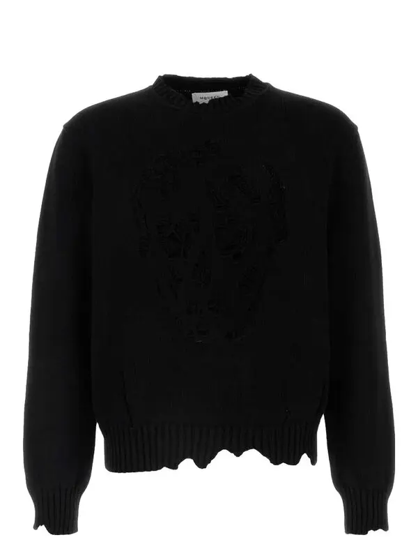Alexander McQueen Crew Neck Knitwear - Black